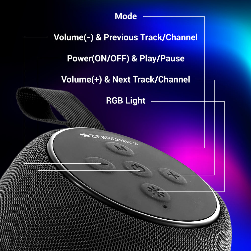 Zebronics Sonic Pod 20 Wireless Portable Speaker