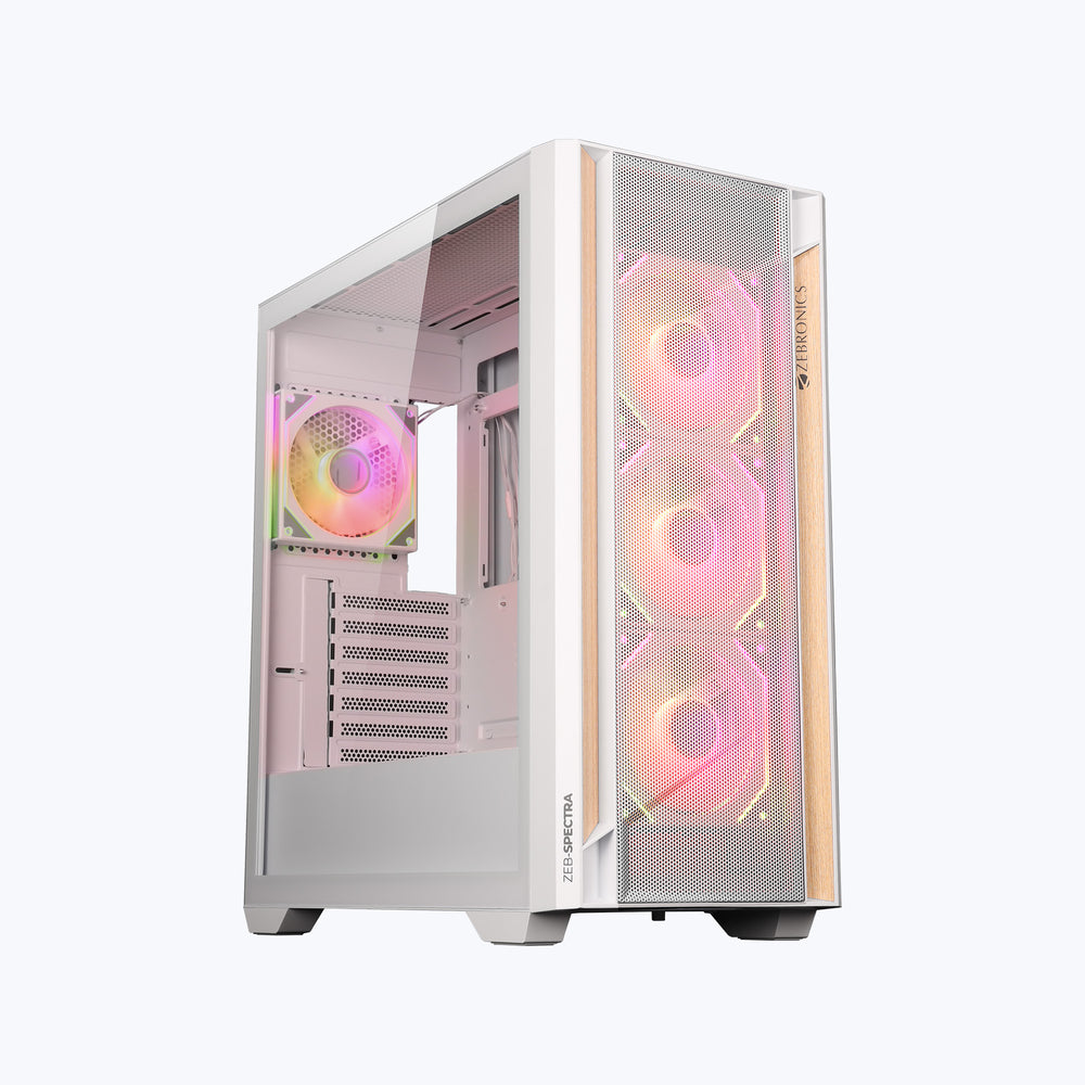 Zebronics Spectra W/B Premium Gaming Chassis
