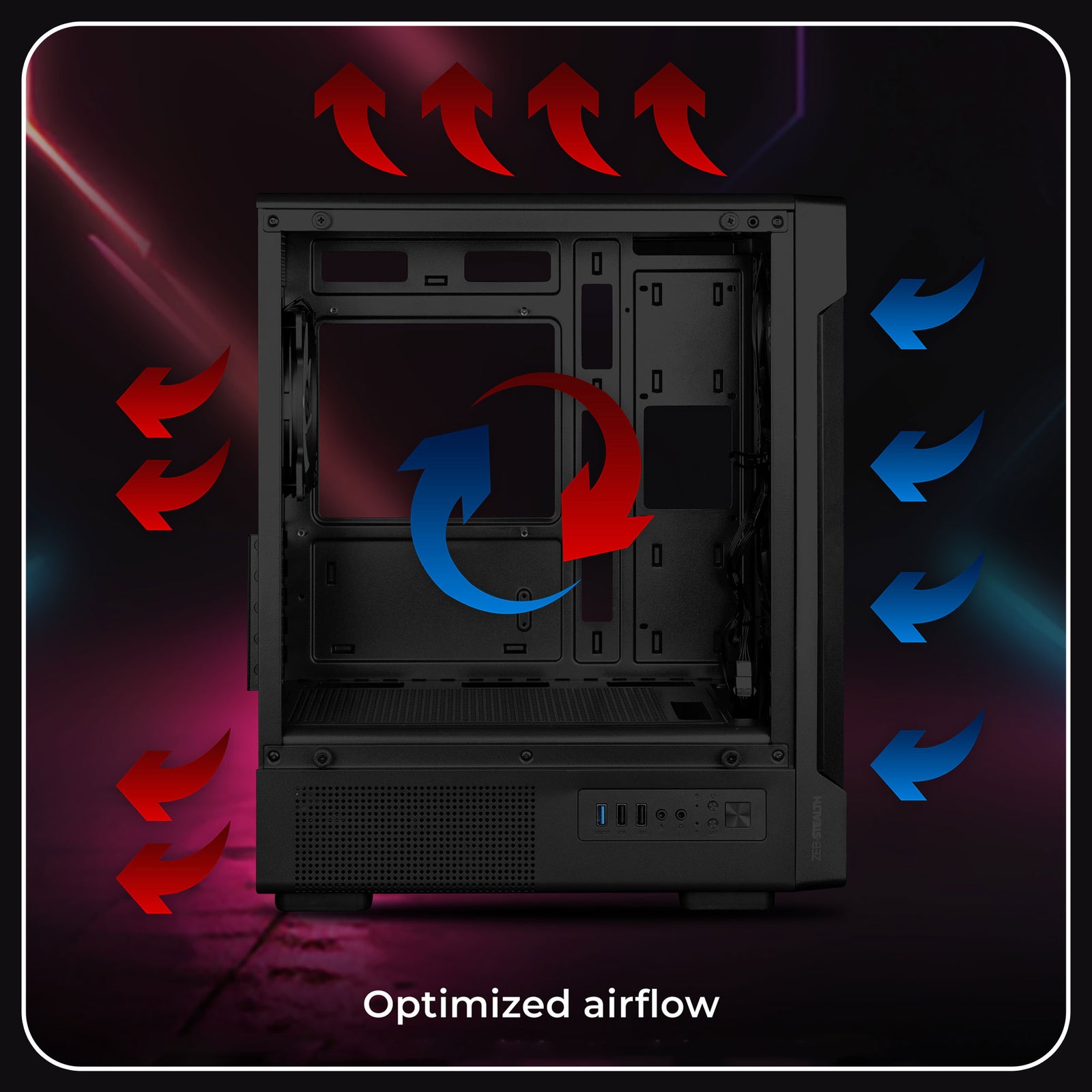 Zebronics Stealth Premium Gaming Chassis