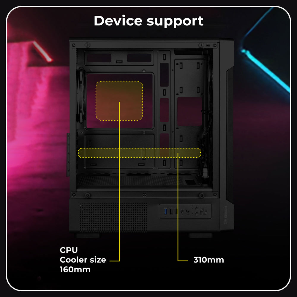 Zebronics Stealth Premium Gaming Chassis