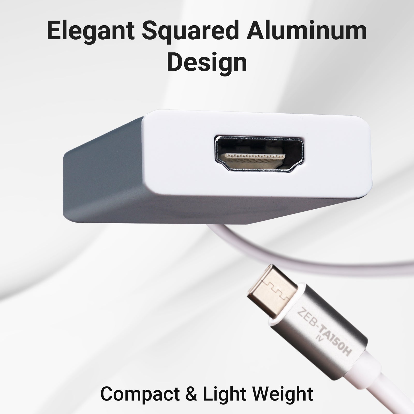 Zebronics TA150H Type C Multiport Adapter