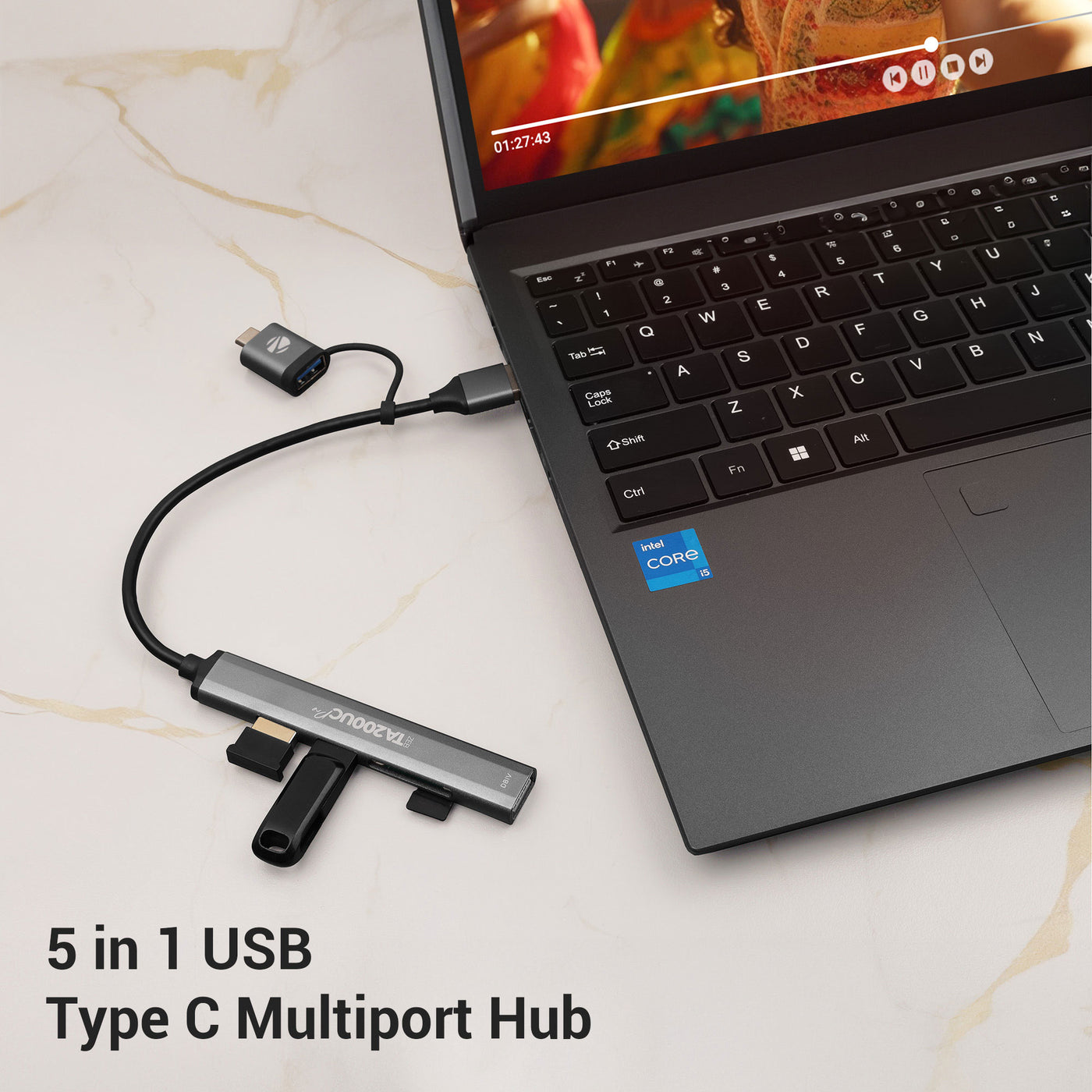 Zebronics TA200UC Pro Multiport Hub