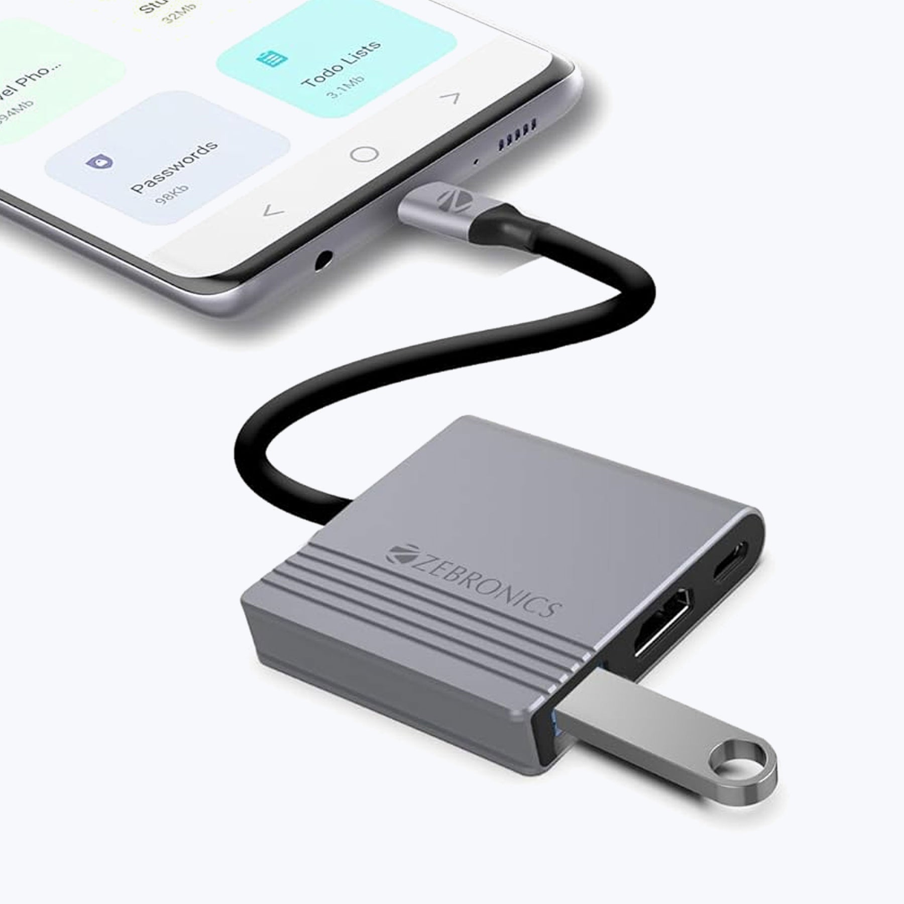 Zebronics TA600 Multiport Adapter