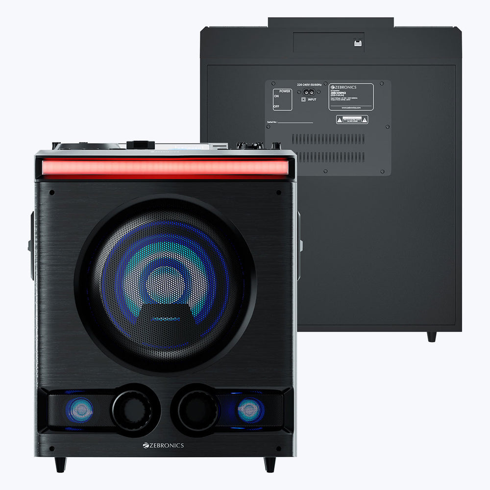 Zebronics Thrum DJ Speaker - 230W, LED Display, karaoke