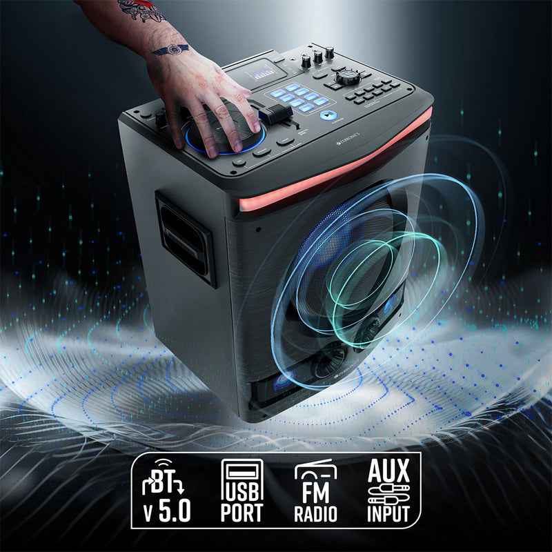 Zebronics Thrum DJ Speaker - 230W, LED Display, karaoke