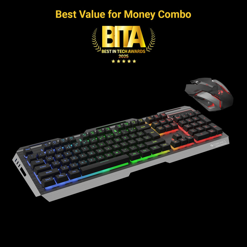 Zebronics Transformer Pro Gaming Keyboard & Mouse Combo
