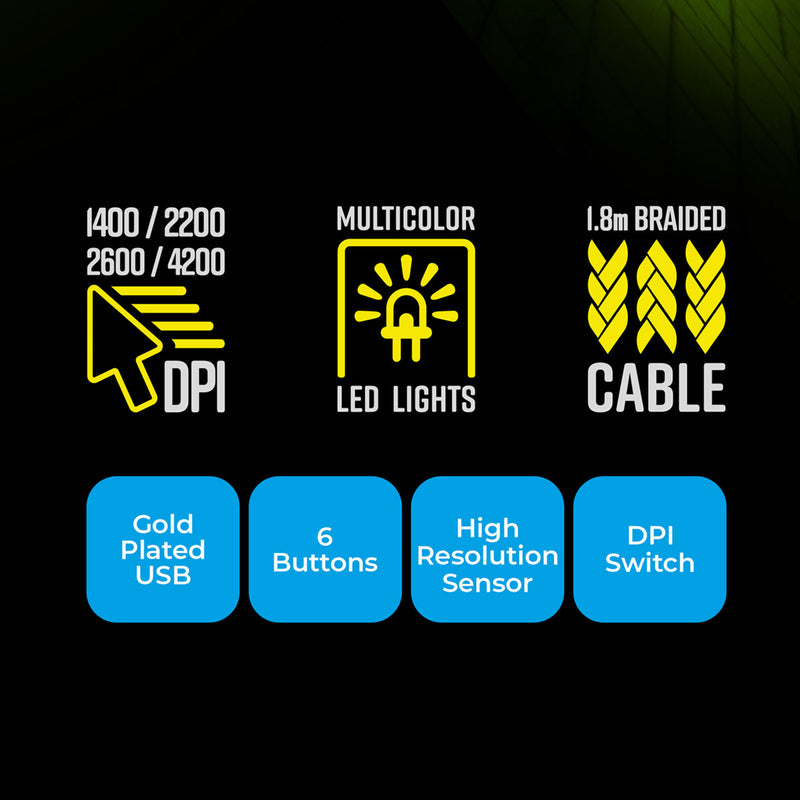 Zebronics Transformer M2 Premium Gaming Mouse