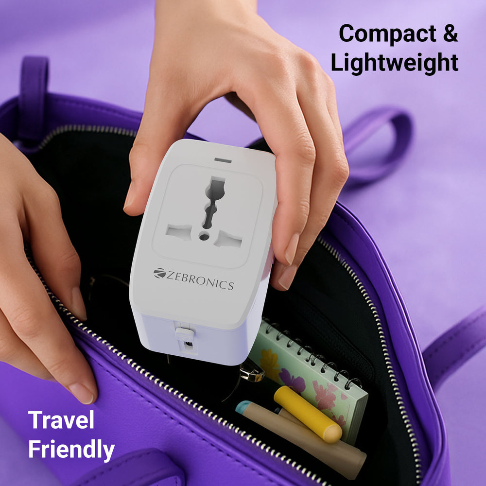 Zebronics Travmate 120 Universal Travel Adapter