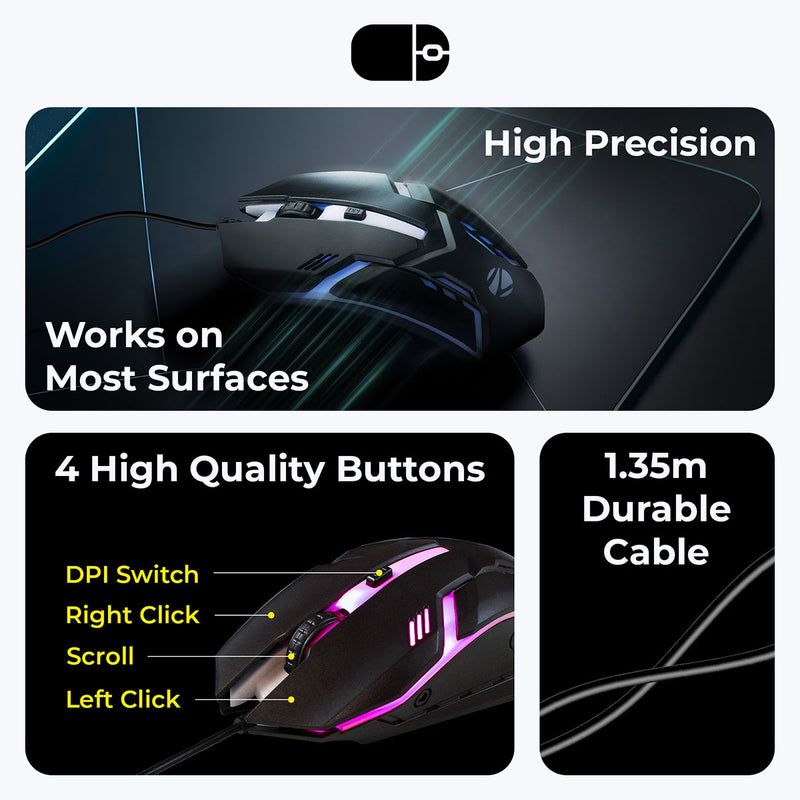 Zebronics Trion Gaming Keyboard & Mouse Combo