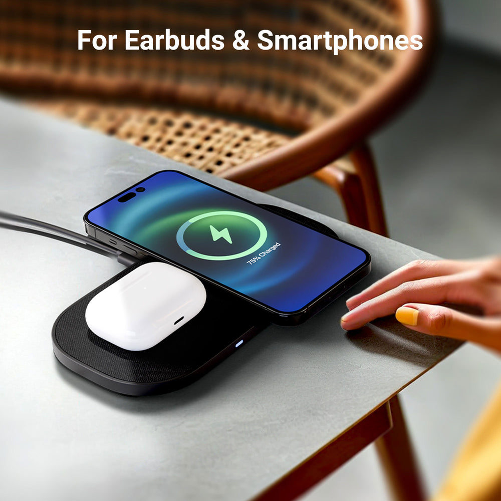 Zebronics WCP215 2 in 1 Wireless Charger