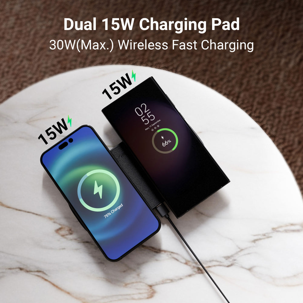 Zebronics WCP215 2 in 1 Wireless Charger