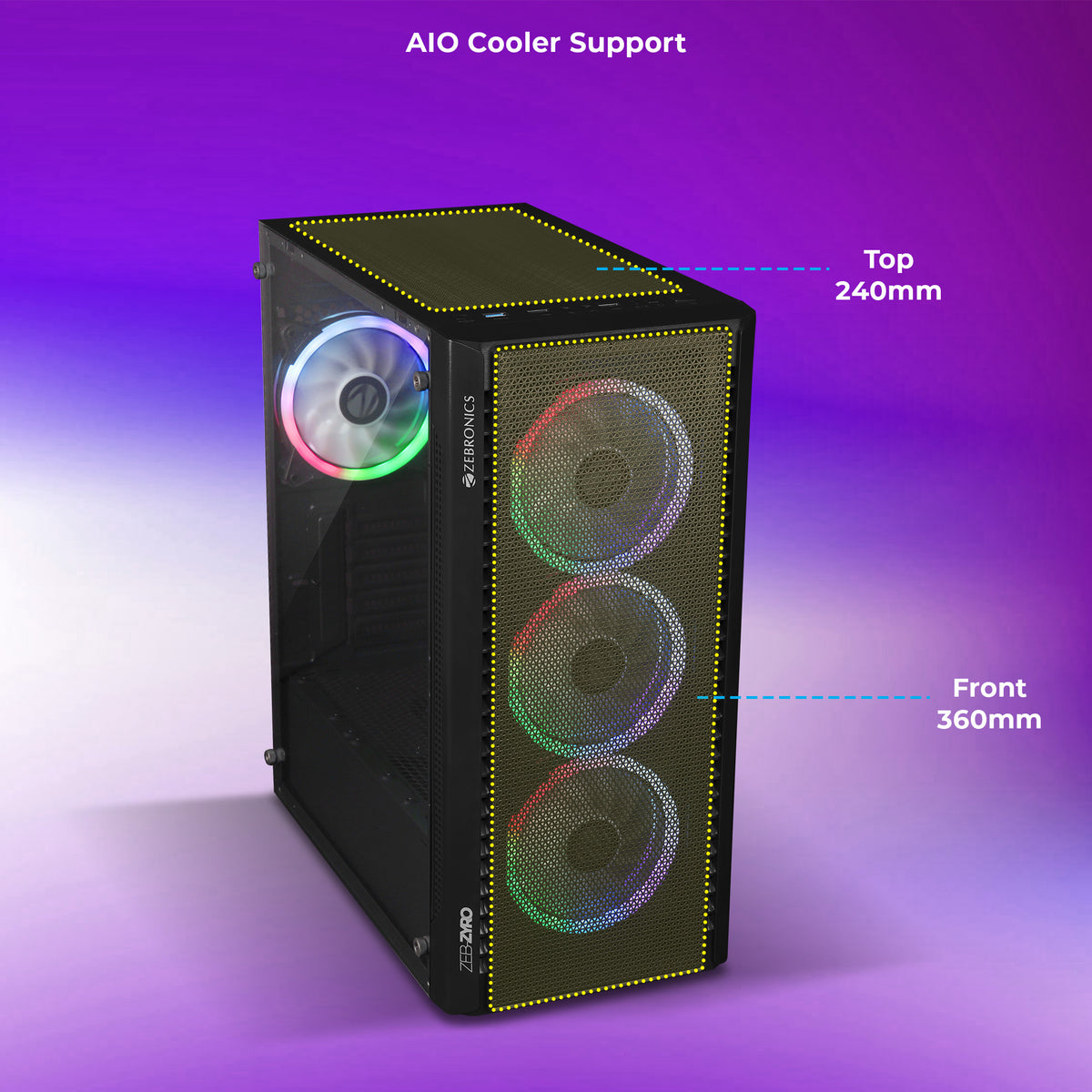 Zebronics Zyro Premium Gaming Chassis