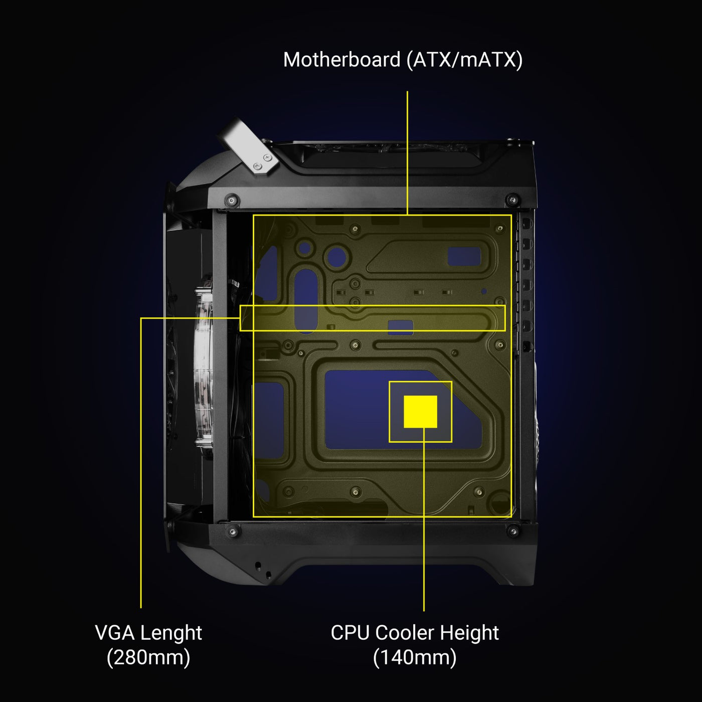Zebronics Venus Evo Gaming Chassis