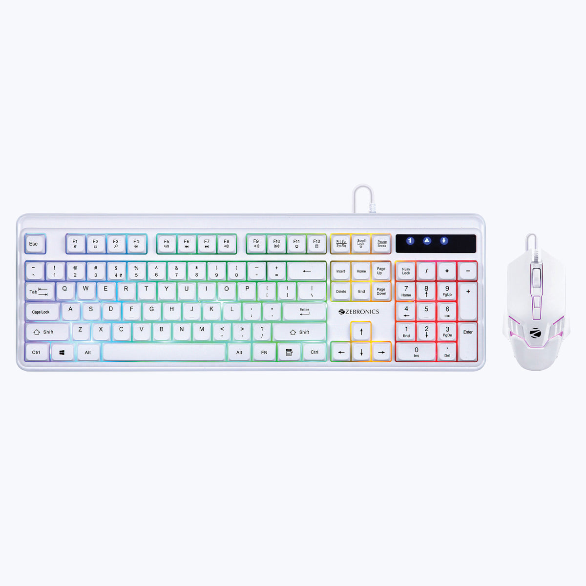 Zebronics Combat Multimedia keyboard and mouse combo