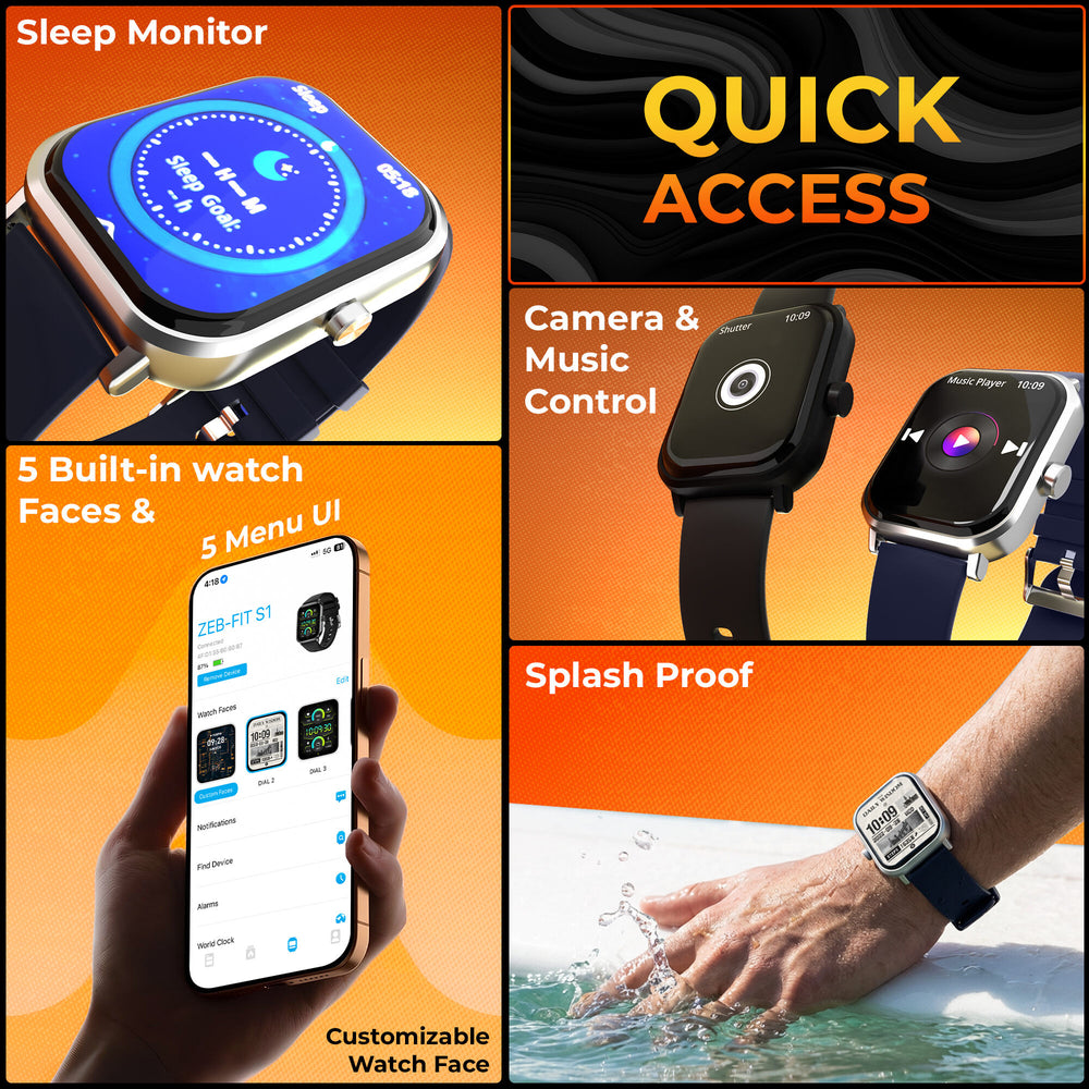 Zebronics Fit S1 Smart Watch