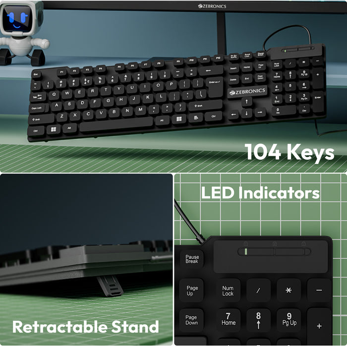 Zebronics K03 Wired Keyboard