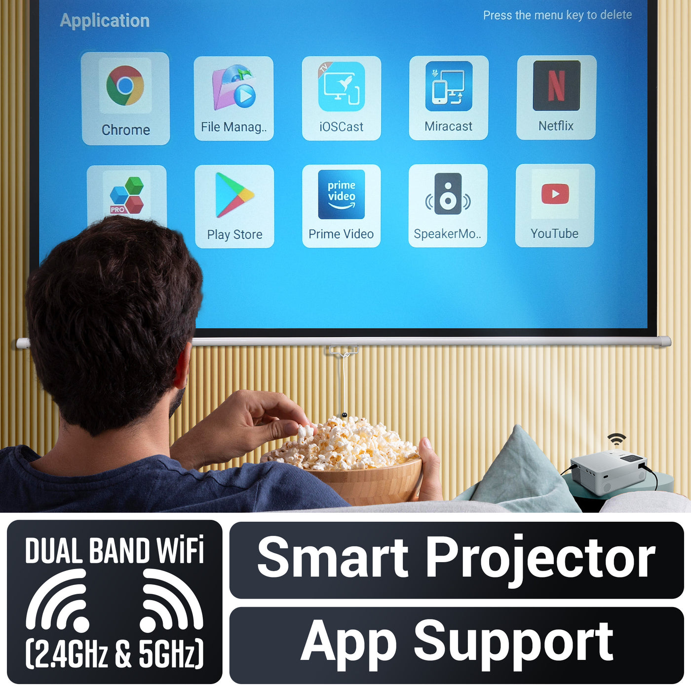 Zebronics PixaPlay 58 LED Projector