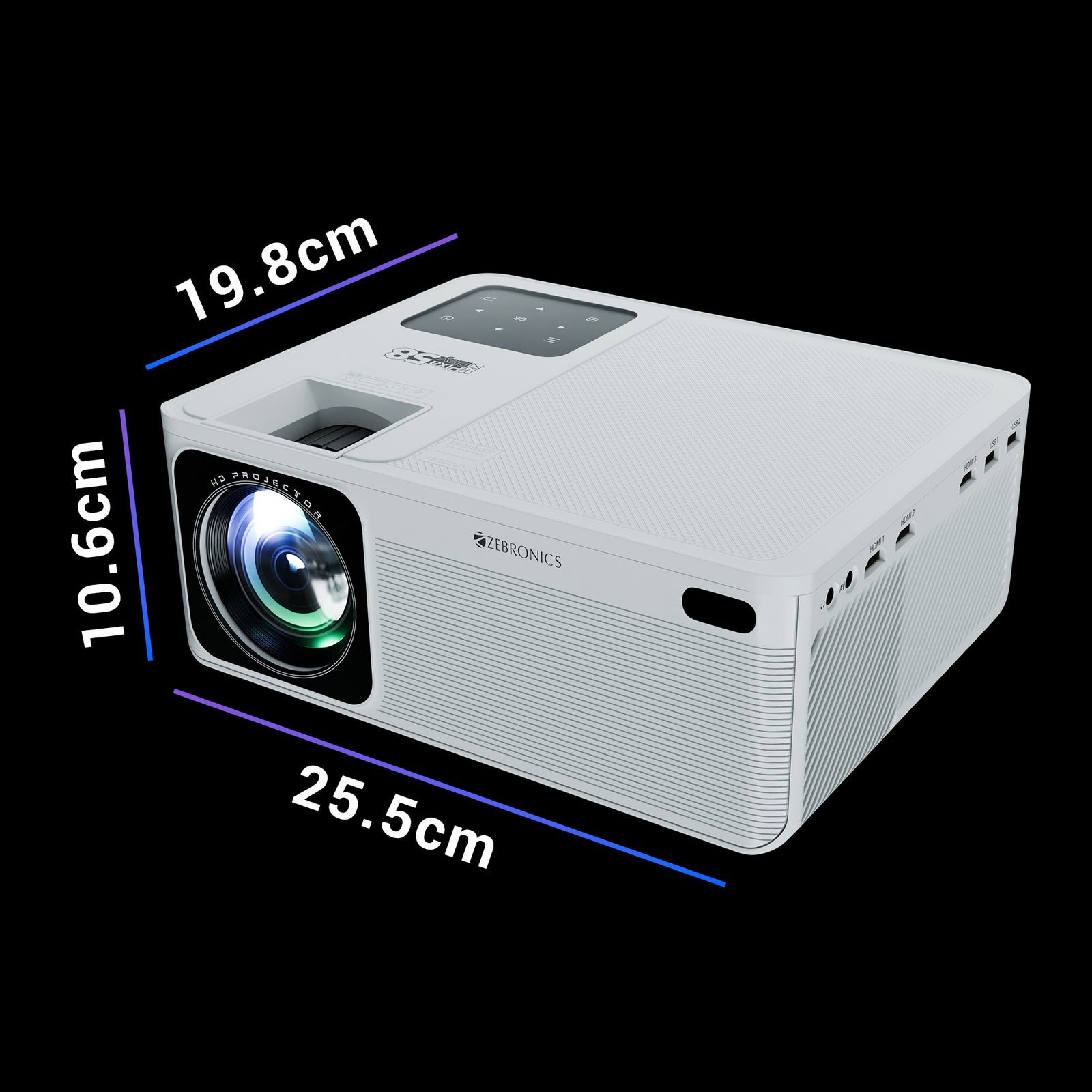 Zebronics PixaPlay 58 LED Projector