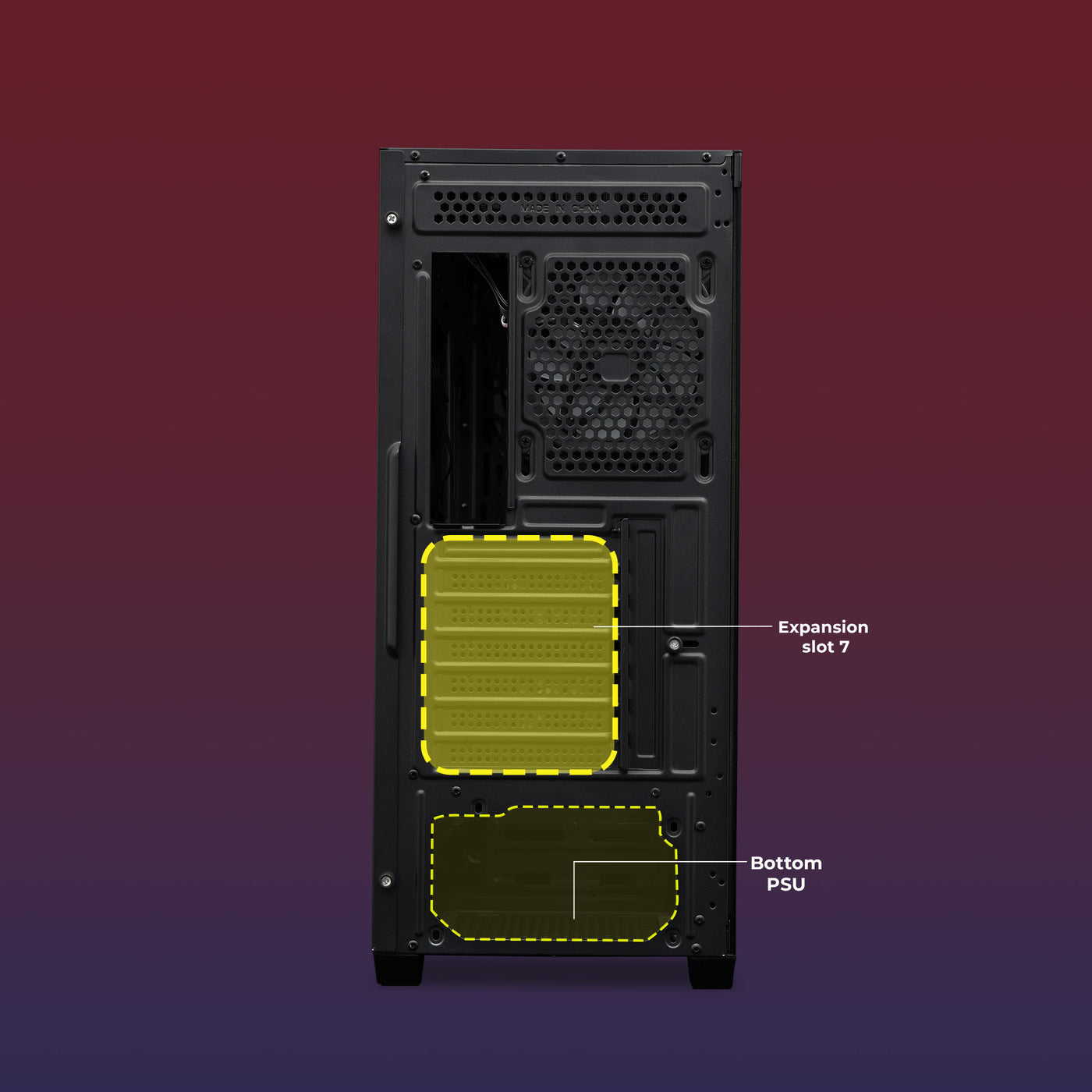 Zebronics Rogue W/B Premium Gaming Chassis