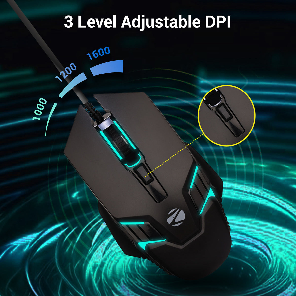 Zebronics Combat Multimedia keyboard and mouse combo