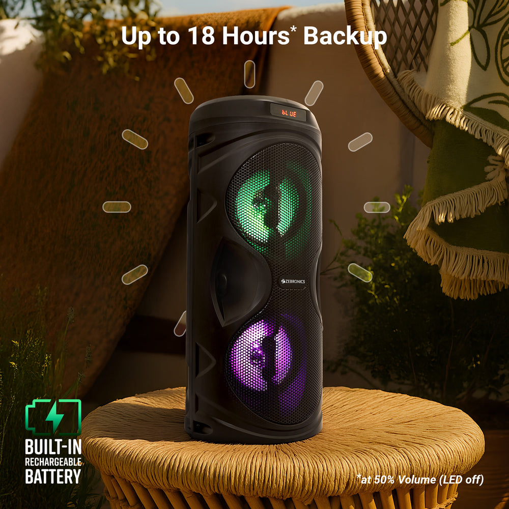 Zebronics County Pro 12 Portable Wireless Speaker