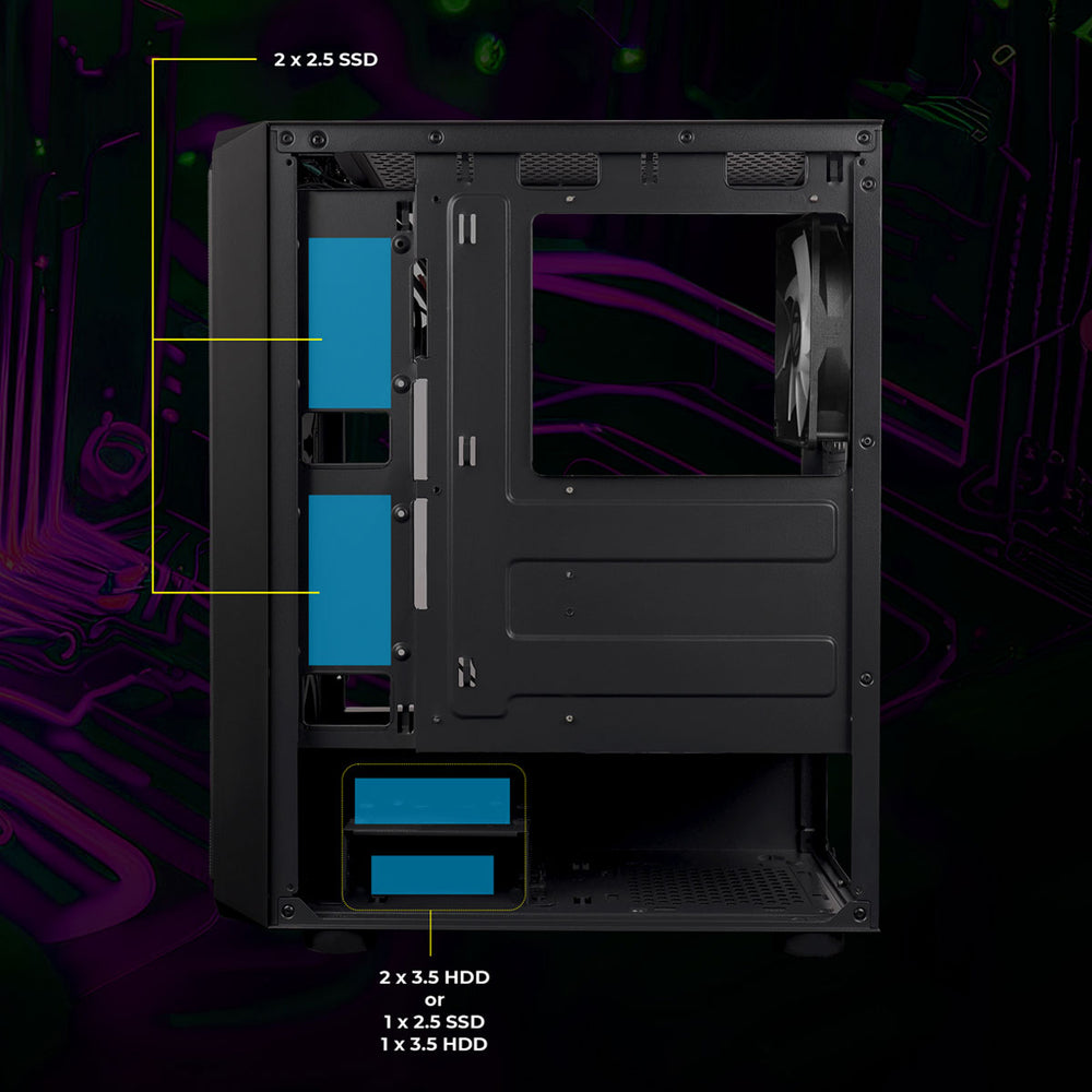 Zebronics Invicta Premium Gaming Chassis