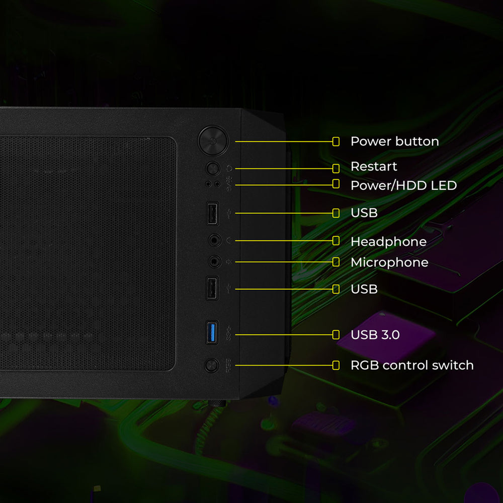 Zebronics Invicta Premium Gaming Chassis