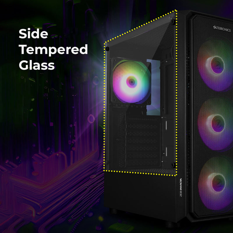 Zebronics Invicta Premium Gaming Chassis