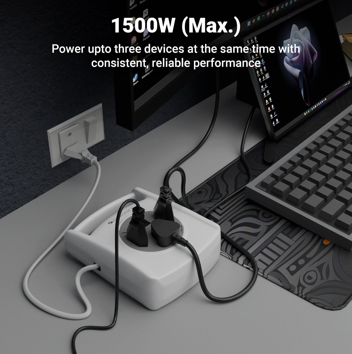 Zebronics Power Block 138 Power Extension Strip