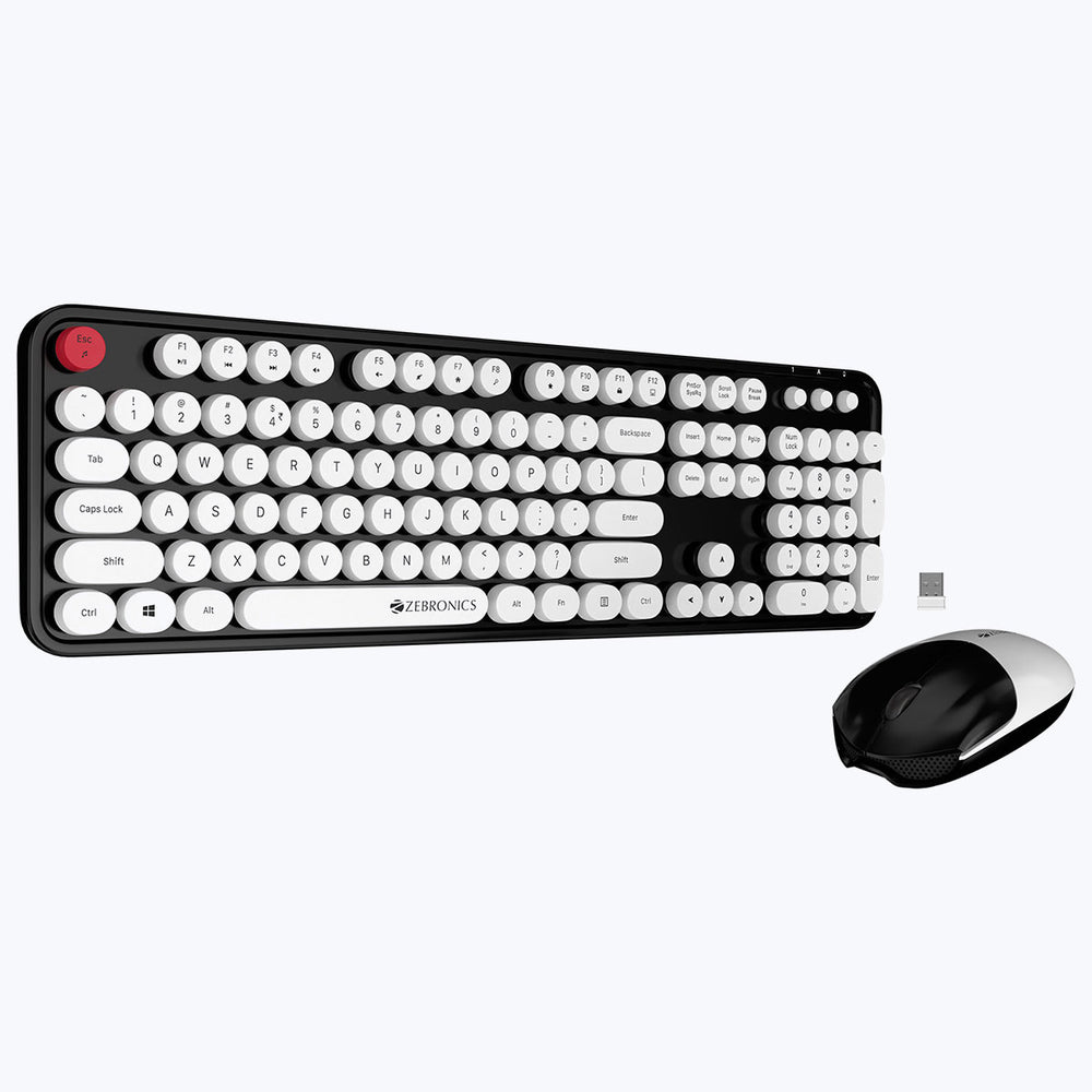 Zebronics Companion 300 Wireless Keyboard and mouse combo