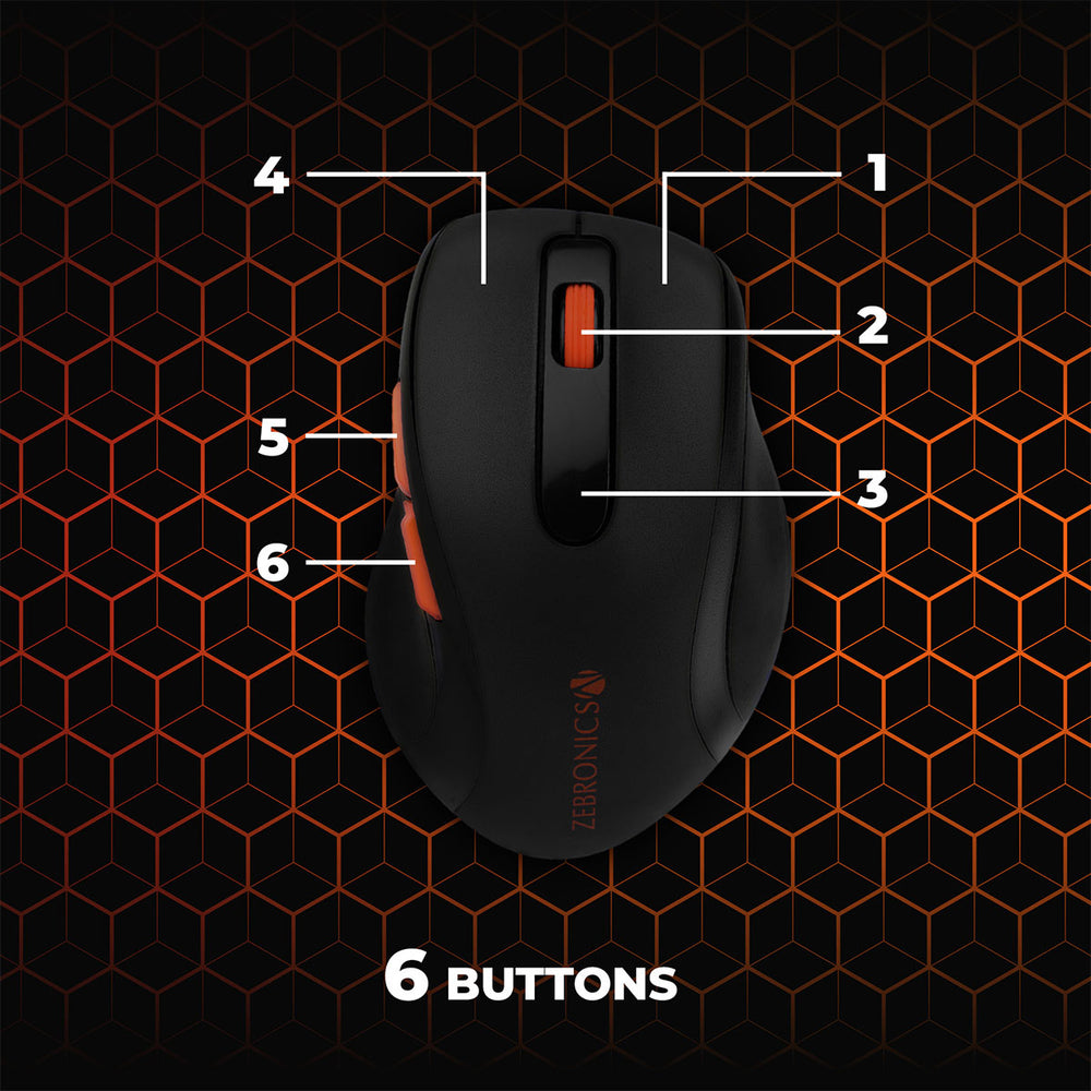 Zebronics Curve Wireless Mouse