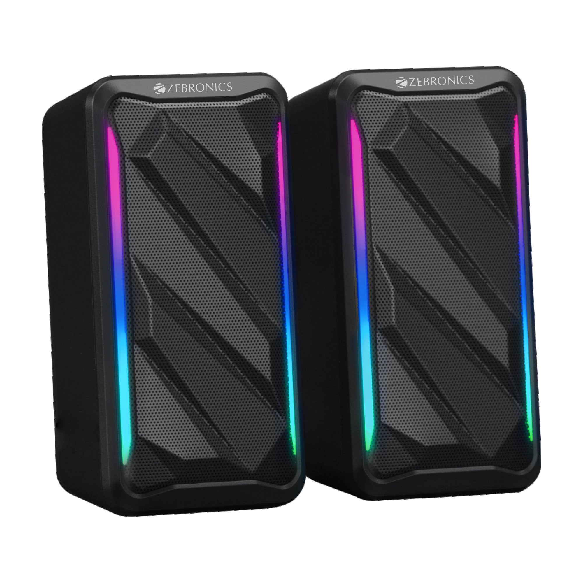 Zebronics Igloo-2, 2.0 Speaker - 10W, 3.5mm, LED
