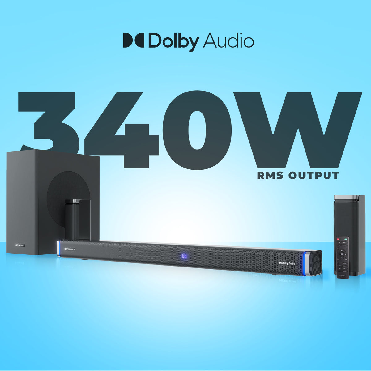 Zebronics Juke Bar 9530WS Pro Dolby 5.1 - soundbar