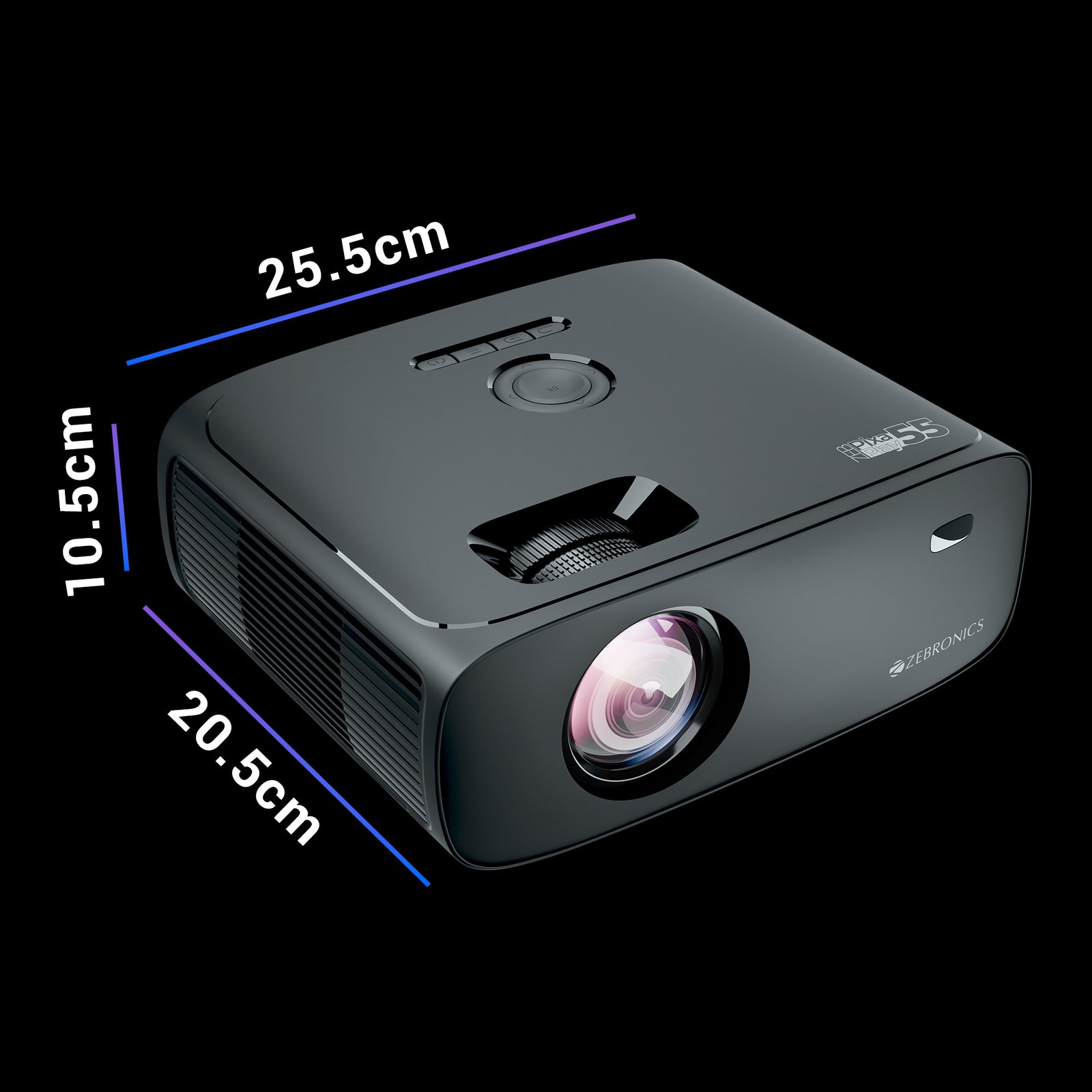 Zebronics PixaPlay 55 LED Projector
