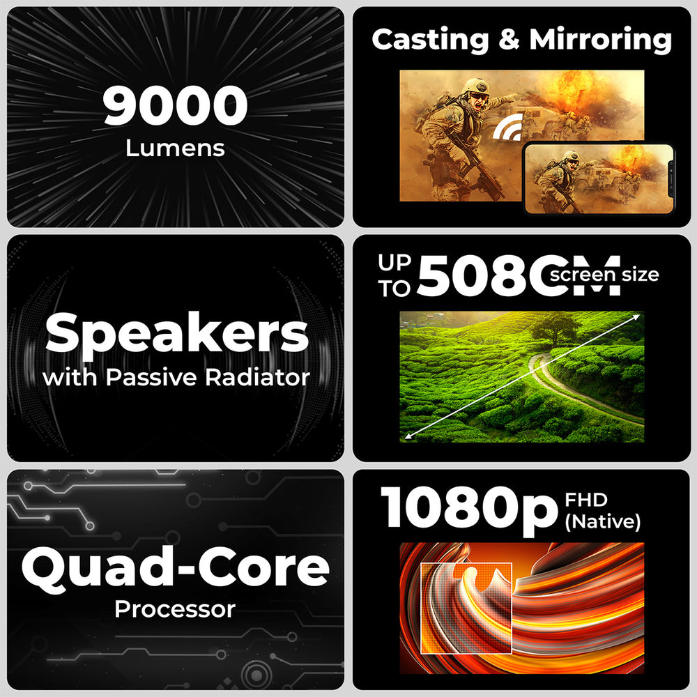 Zebronics PixaPlay 26 LED Projector