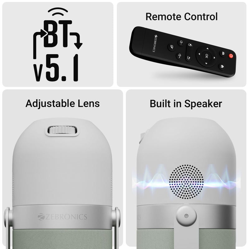 Zebronics PixaPlay 54 - LED Projector