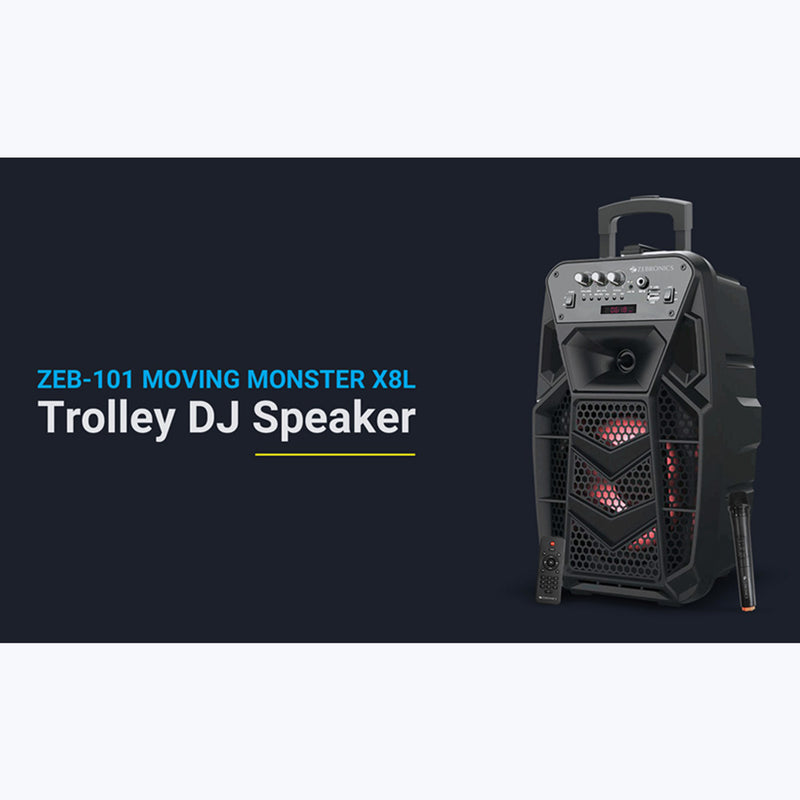 Zebronics 101 Moving Monster X8L Trolley Speaker