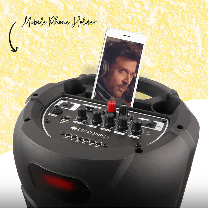 Zebronics 451 Moving Monster 2X8L Trolley Speaker - 48W