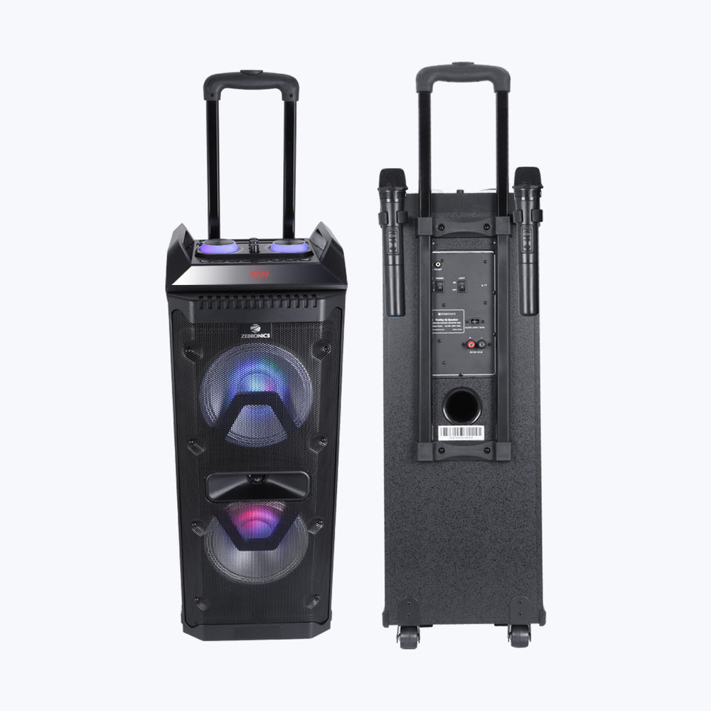 Zebronics 501 Moving Monster Trolley Speaker - 80W, LED