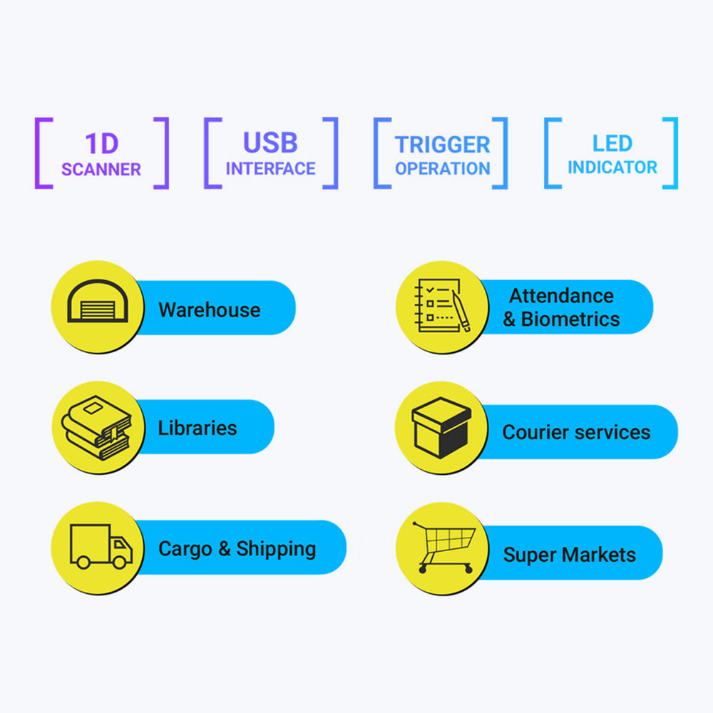 Zebronics BS1H1000 Barcode Scanner