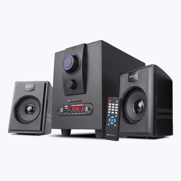 Zebronics BT2121RUCF 2.1ch Speaker - 35W, LED, Bass