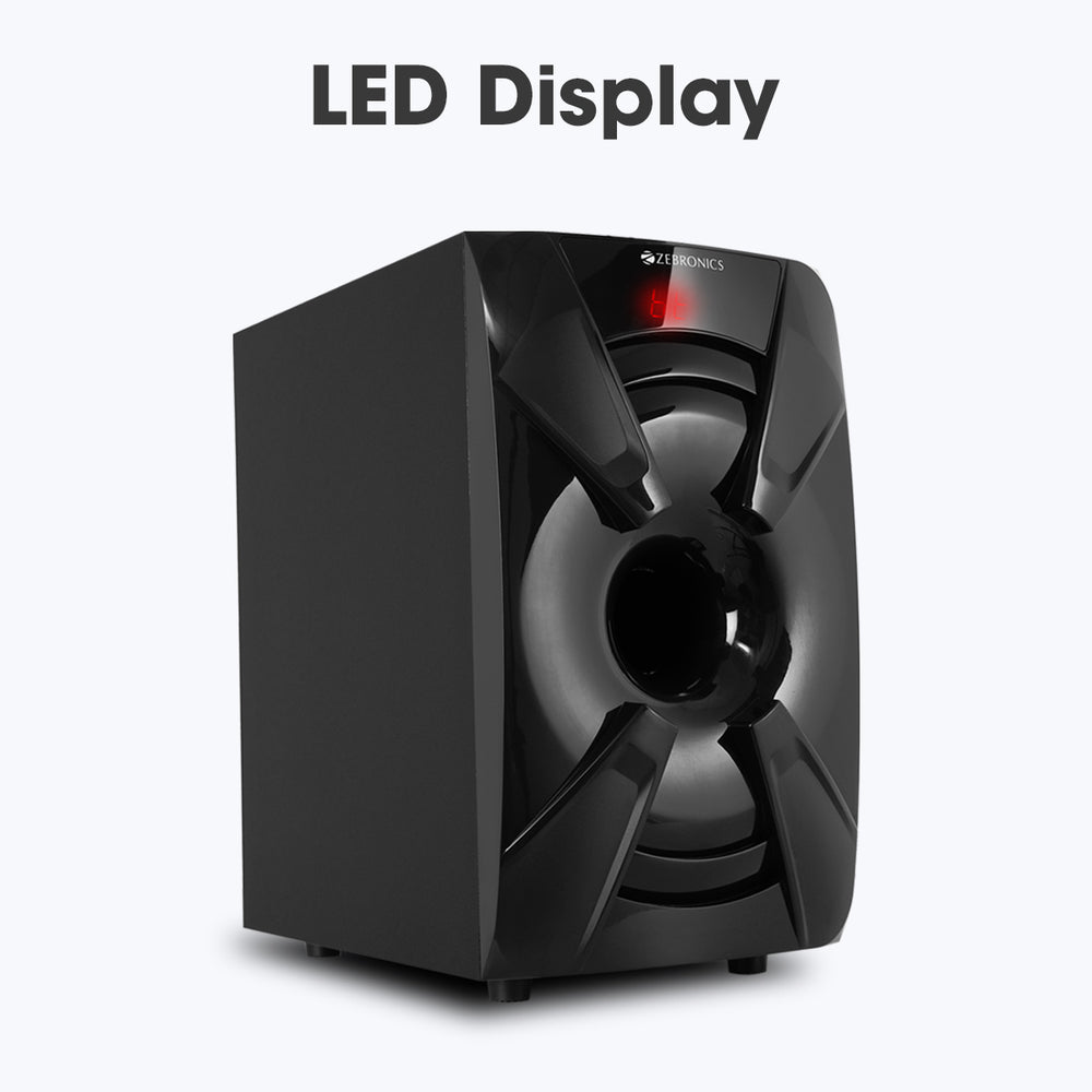 Zebronics BT8590RUCF speaker - 125W, 5.1ch, LED
