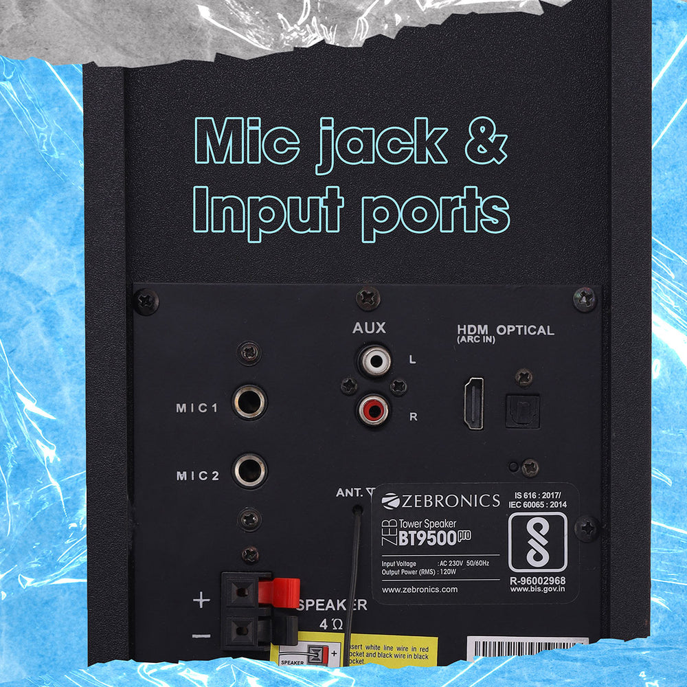 Zebronics BT 9500 Pro - Tower Speaker