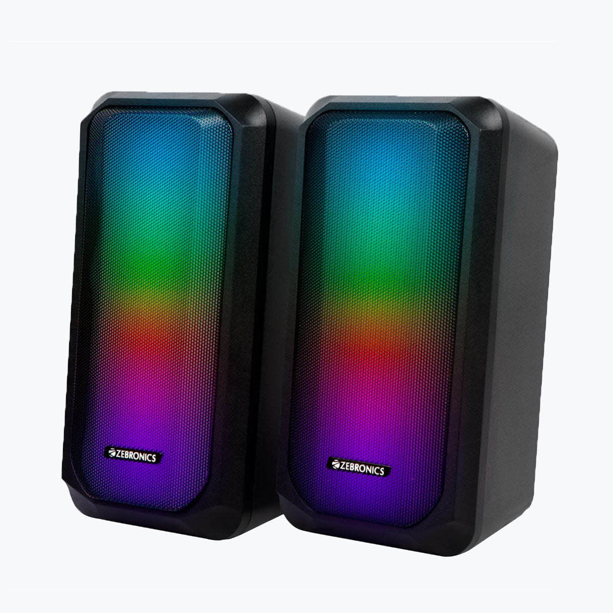 Zebronics Fame 1, 2.0ch speaker - 10W, RGB lights, AUX