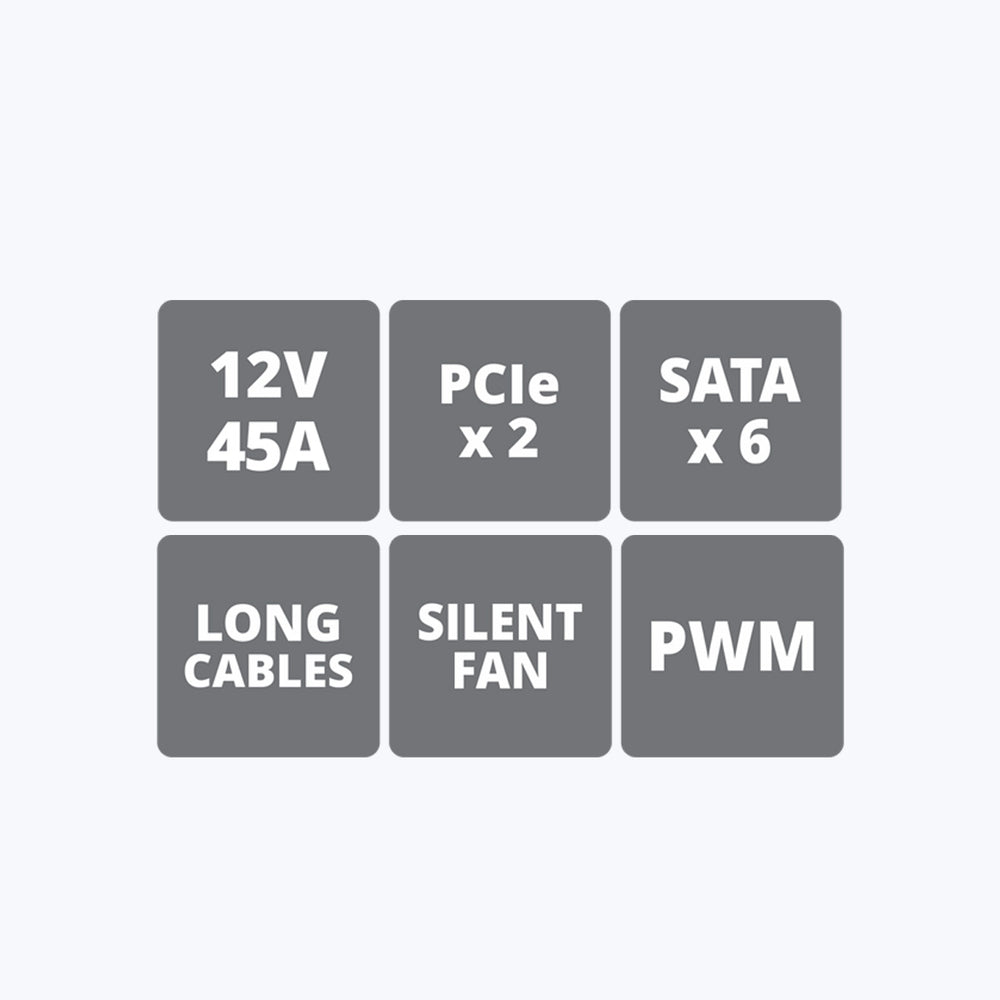 Zebronics PGP600W (80 Plus) Certified Gaming Power Supply