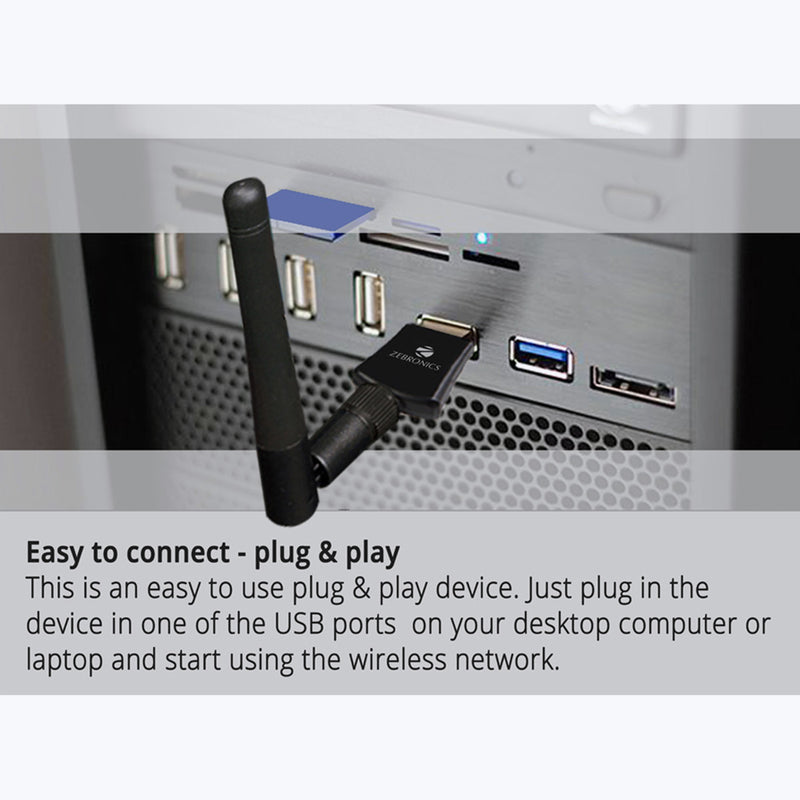 Zebronics USB300WFD USB Adapter