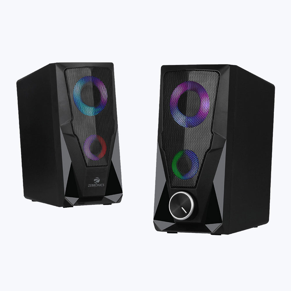 Zebronics Warrior 2.0 Speaker - 10W, LED, USB powered