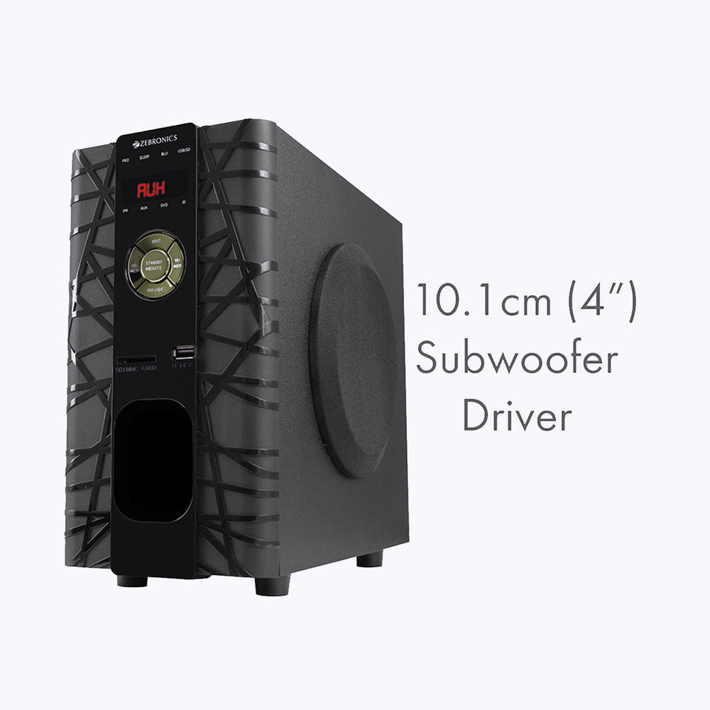 Zebronics BT6590RUCF Speaker - 65W, LED, FM radio