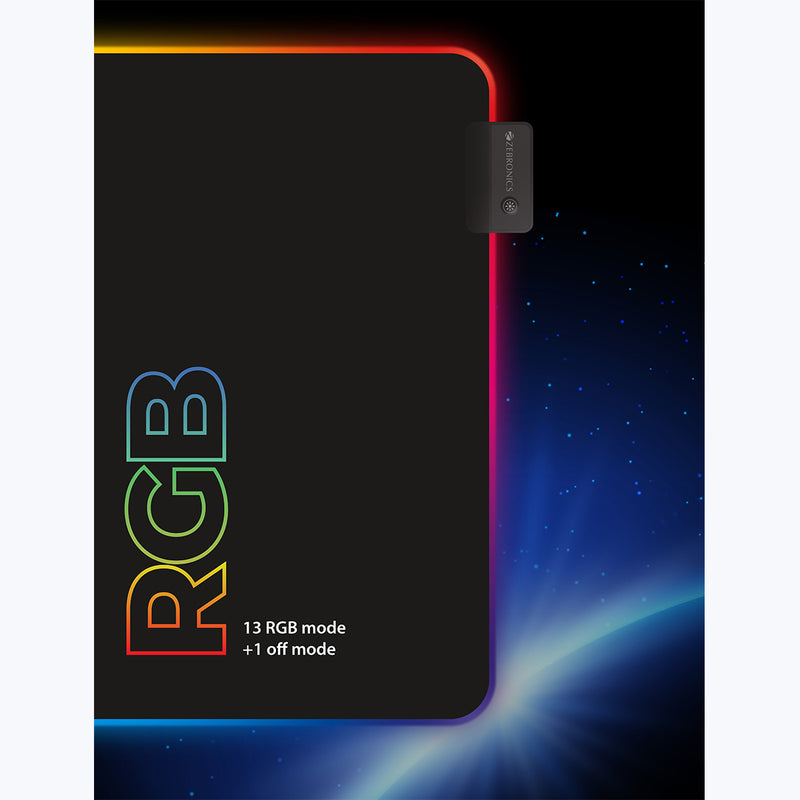 Zebronics Blaze RGB Gaming mouse pad