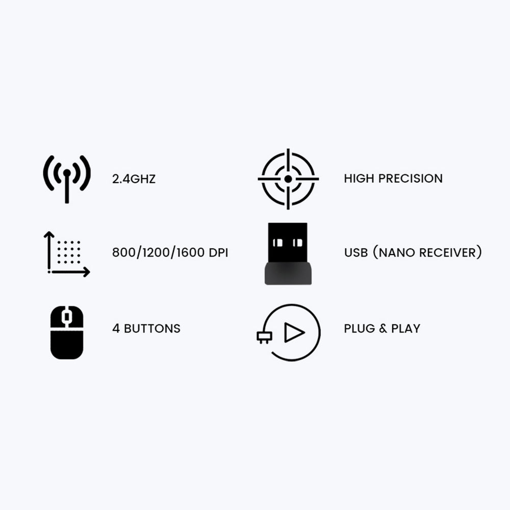 Zebronics Bold Wireless Mouse